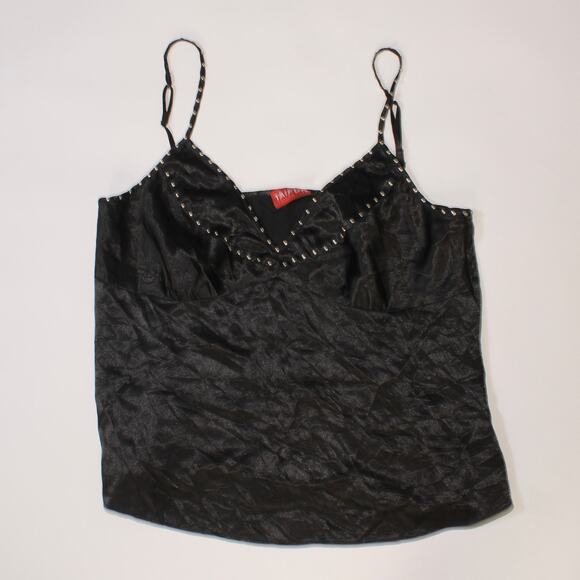 Taifun Collection | Tops | Y2k Taifun European Black Cami With Studs ...